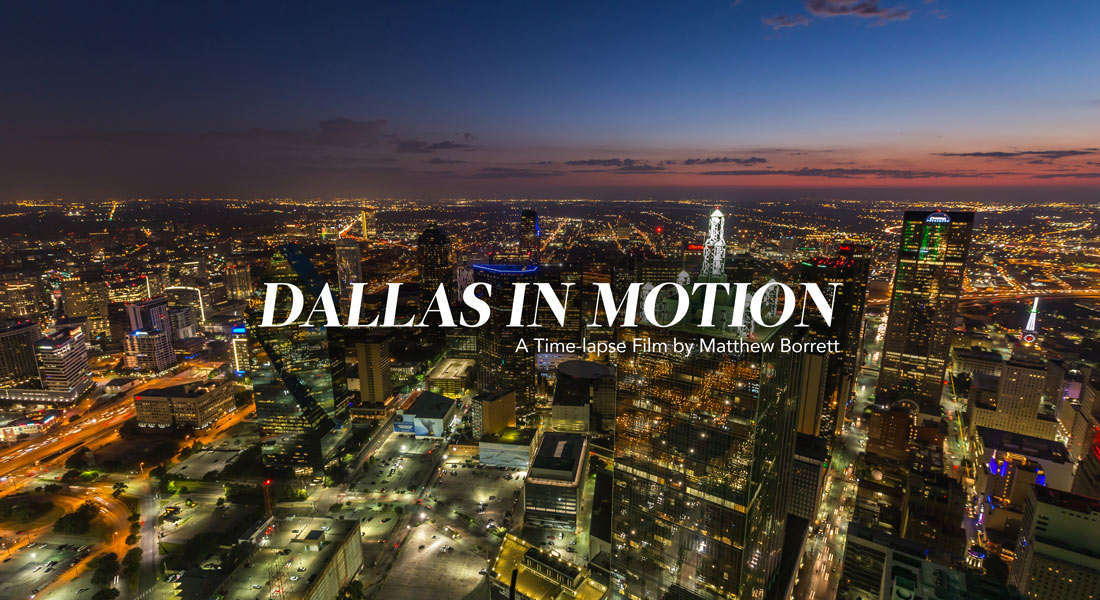 Esplora l'unicità della città di Dallas in timelapse — Time Lapse Italia